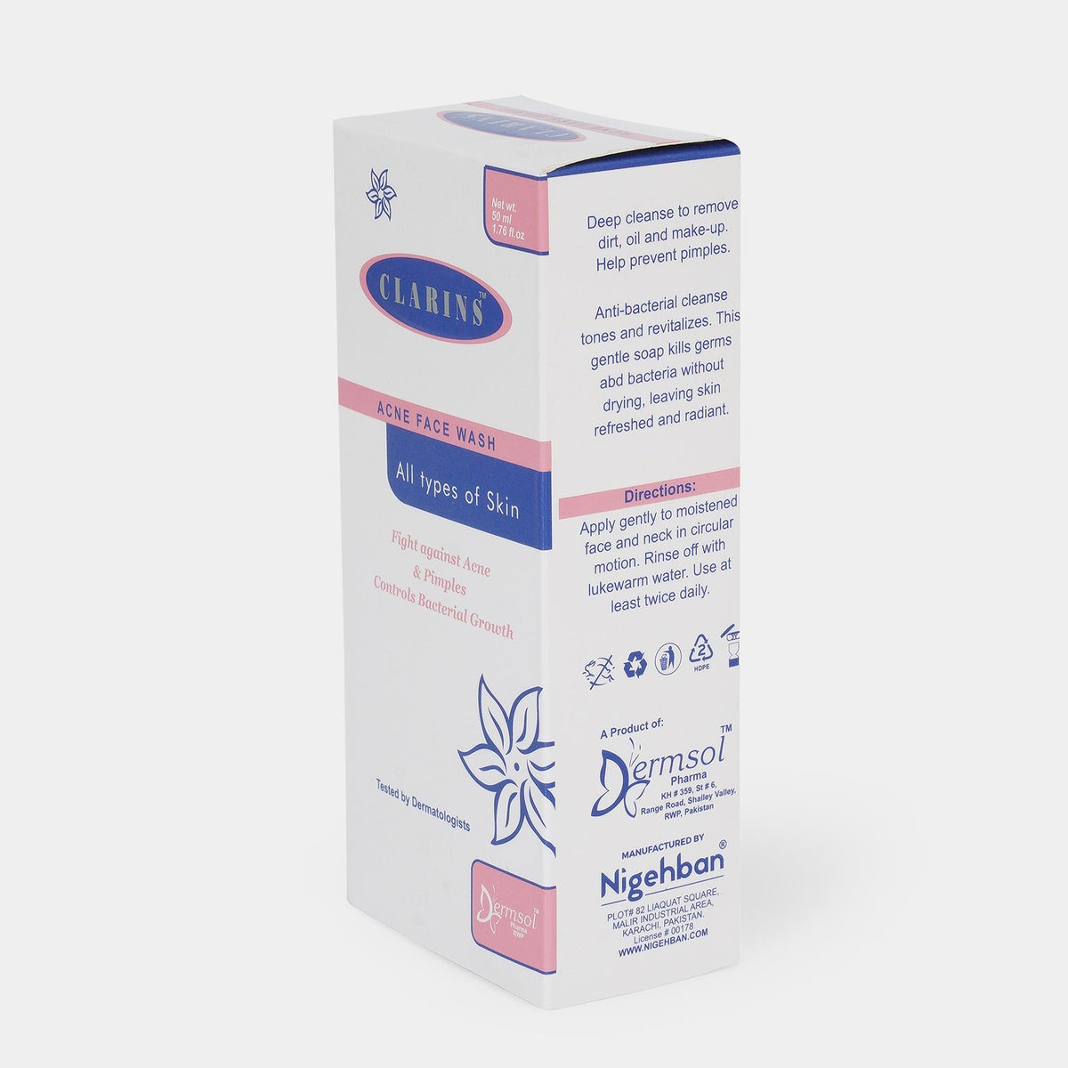 Clarins Face Wash – Dermsol Pharma